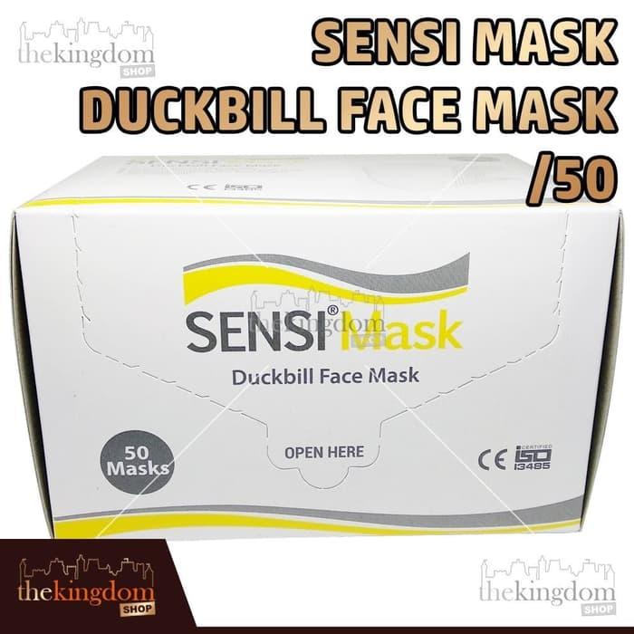 Jual Sensimask Duckbill Face Mask /50 Masker Debu Sensi Duck Bill Medis ...