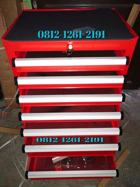 Jual Lemari Tool Trolley 7 Susun - Tool Box Roller Cabinet 7 Draw Order ...