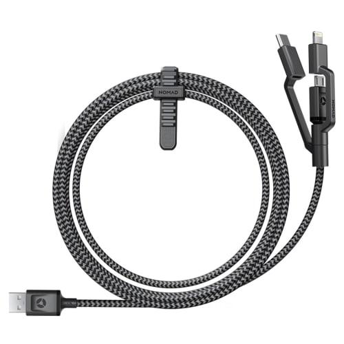 Jual Nomad Universal Cable Rugged USB Lightning + Type C + Micro Kabel ...