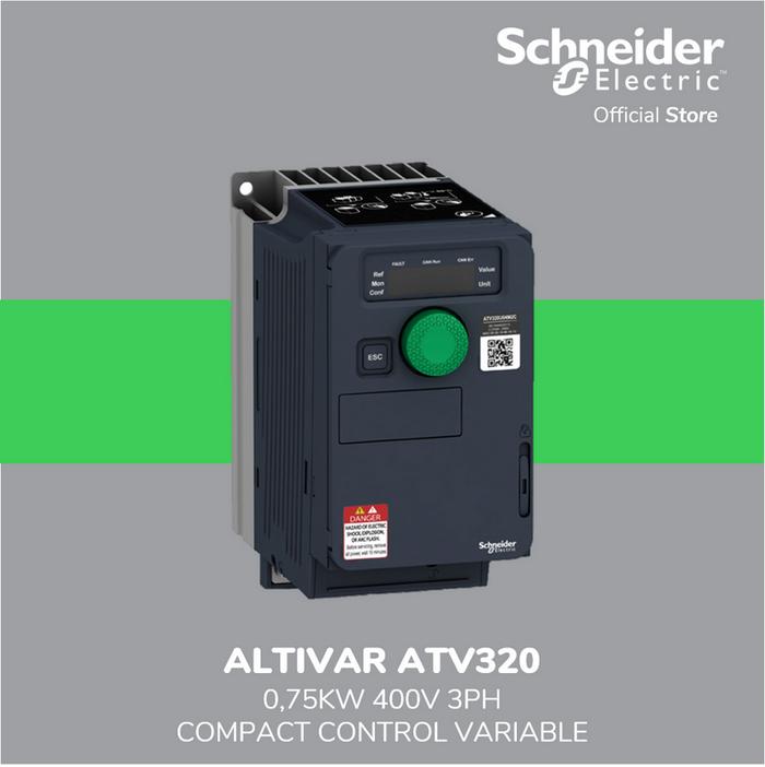 Promo Schneider Electric ATV320 VSD Inverter 0.75kW 3P - ATV320U07N4C ...