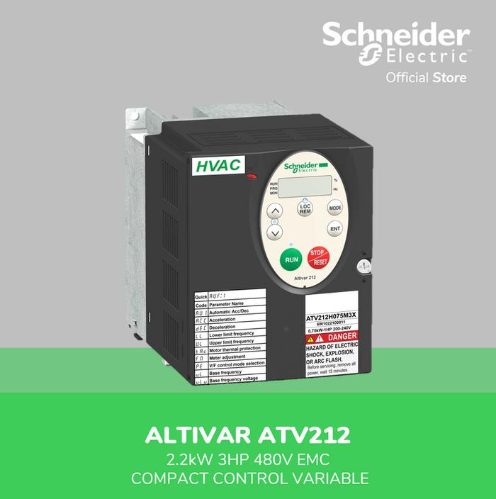 Promo Schneider electric ATV212 VSD Inverter 2.2kW 3HP - ATV212HU22N4 ...