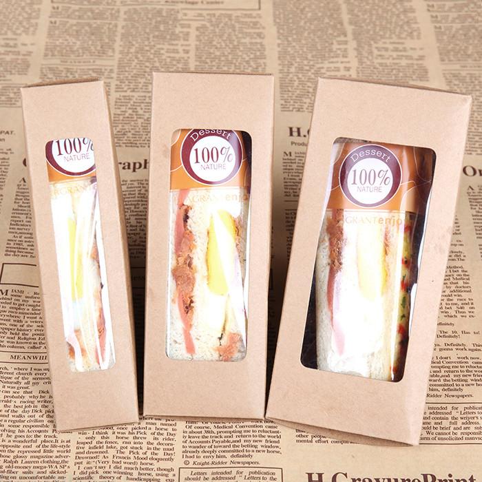 Jual Box Sandwich Segitiga Roti Tawar Bread Kotak Dus Food Grade Samson ...