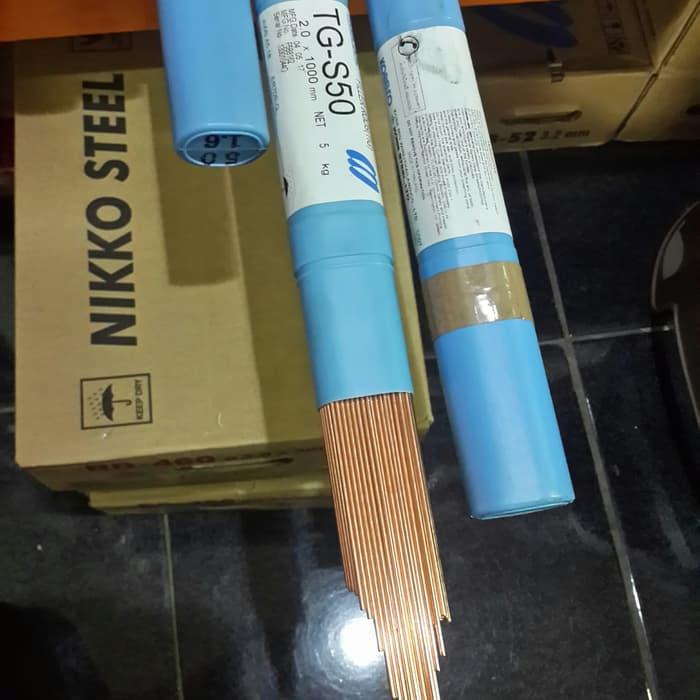 Jual Kawat las Argon TIG BESI TGS-50 2.0 mm per kg KOBE FAMILIARC ER 70 - Jakarta Barat ...