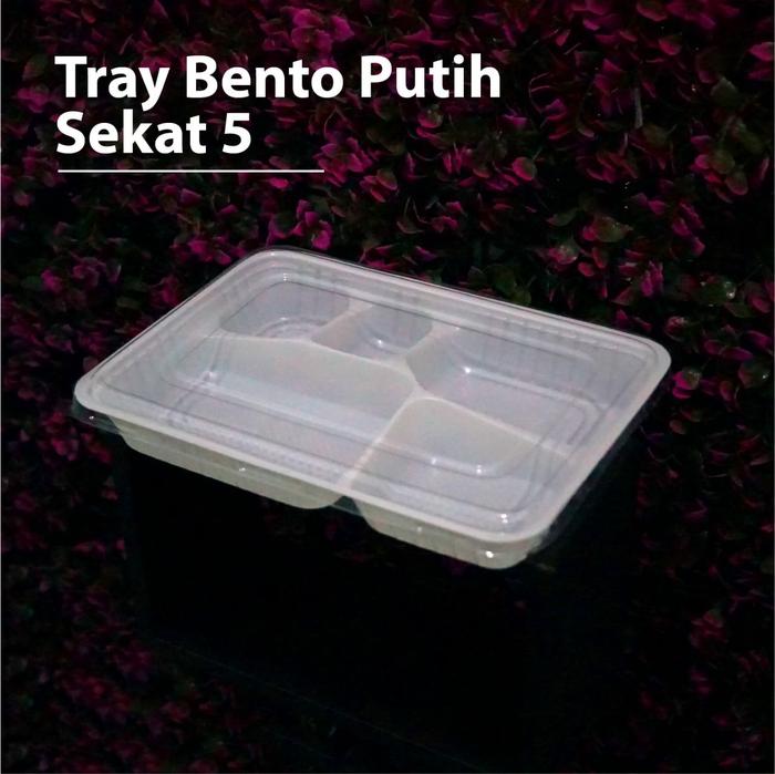 Jual Tray Bento Putih - dengan Sekat 5 - Kota Tangerang Selatan - E ...