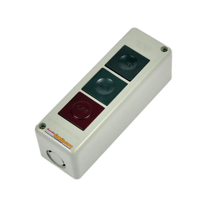 Promo Control Push Button BT-3 TAB Saklar Switch 3 Tombol FWD REV OFF ...