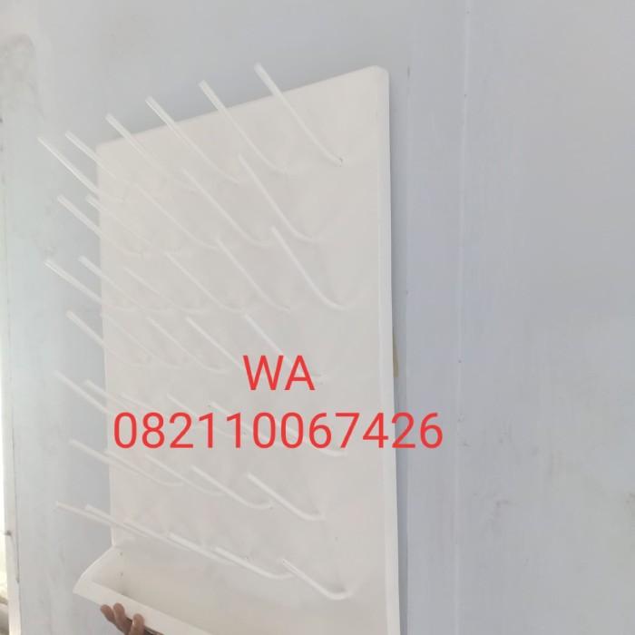 Jual Laboratorium Rak Pengering Glassware Besi Cat Epoxy Tembok Drying ...