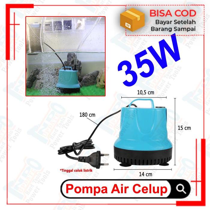 Jual Pompa kuras Tandon Pompa celup Kolam Ikan Untuk Air mancur Pompa ...