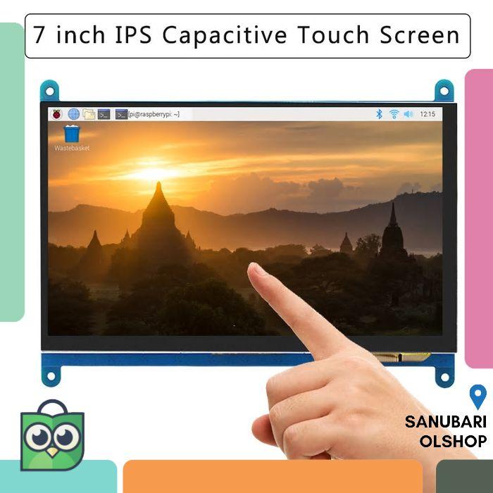 Jual 7 inch Raspberry Pi 4 Model B 3B Plus LCD Display Touch EKA - Kota ...