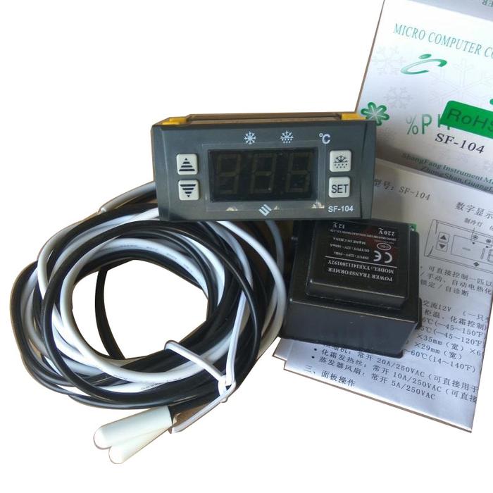 Jual SF-104 Temperature Controller Thermostat Cold Storage Frost - Kab ...