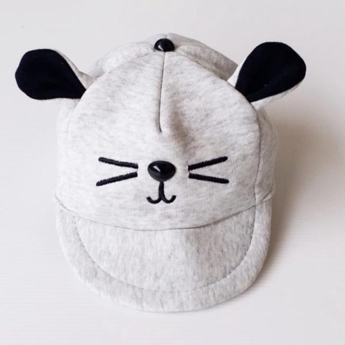 Jual TOPI MEOW CATS Topi Anak Lucu Model Apollo Usia 1 Sampai 3 Tahun ...