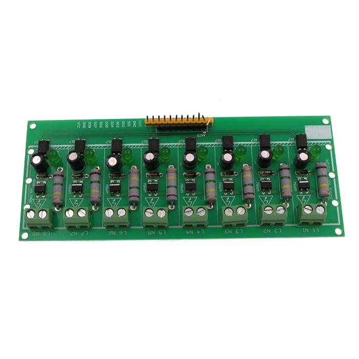 Jual 1/3/8 Cara 220V AC Optocoupler Isolasi Modul Deteksi Tegangan 220V ...