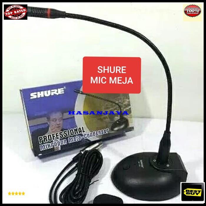Jual shure condenser condesor mic meja mikrophone table podium ...