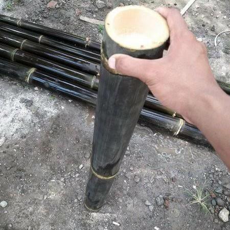 Jual Potongan Bambu Hitam Wulung - Bambu Besar 150 Cm - Kota Bandung ...