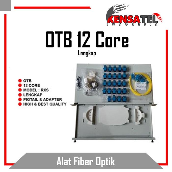 Jual otb 12 core\otb 12c model RXS lengkap adapter pigtail SC upc ...