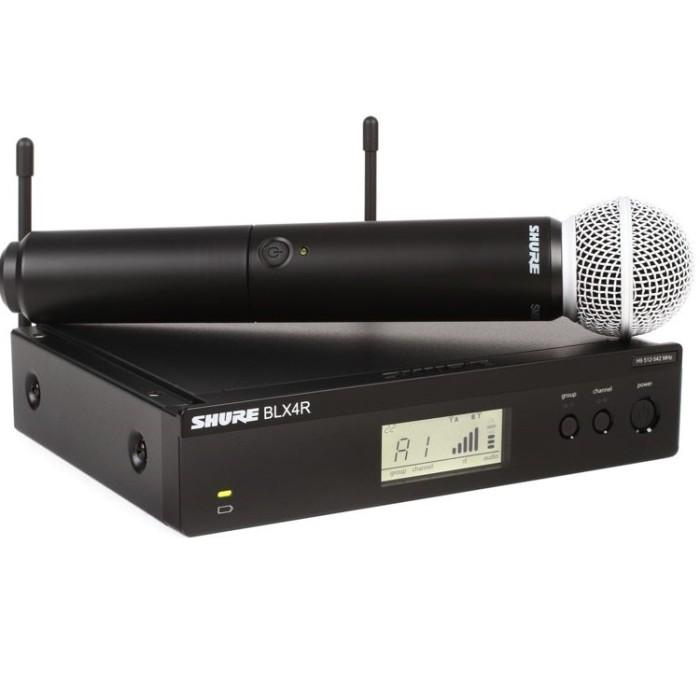Jual SHURE BLX24R/SM58 WIRELESS HANDHELD MICROPHONE SYSTEM - Kota Malang - Hendra Sound | Tokopedia