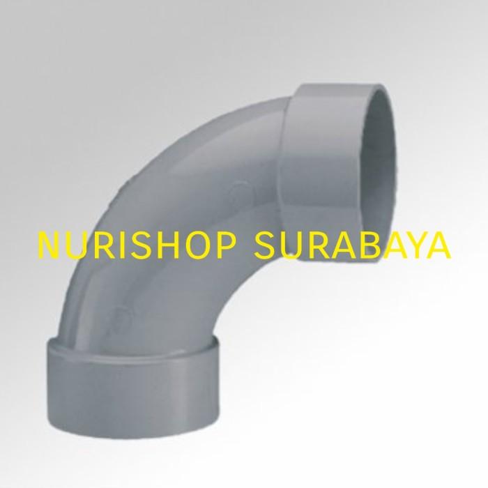 Jual Large Radius Elbow/ Long elbow/ Long bow/ knee/ Keni PVC 1 1/2 ...
