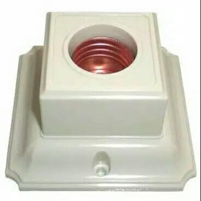 Jual Fiting lampu broco tempel plafon / piting plafon broco kotak ...