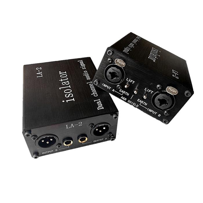 Jual XLR audio isolator noise elimination filter 6.35 noise filter LA-2 ...