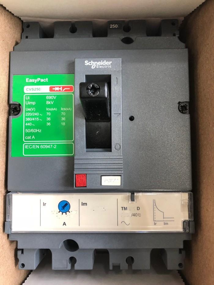 Jual SCHNEIDER MCCB 25KA CVS250B 3P 200A TMD LV525302 - Jakarta Pusat ...