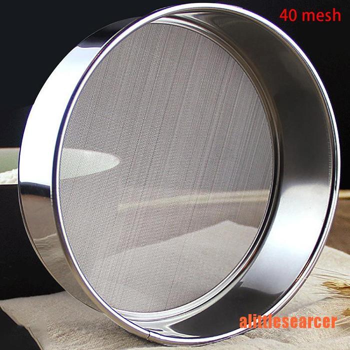 Jual Cooking Sieve for flour Tea pasta strainer tamis flours Mesh Rice ...
