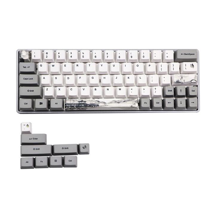 Jual KOK Ink Dye-Sublimation Keyboard Cute Keycaps PBT OEM Profile ...