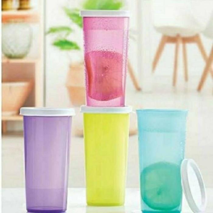 Jual Tupperware medium tumbler 4pcs gelas TUTUP PUTIH - Jakarta Barat ...