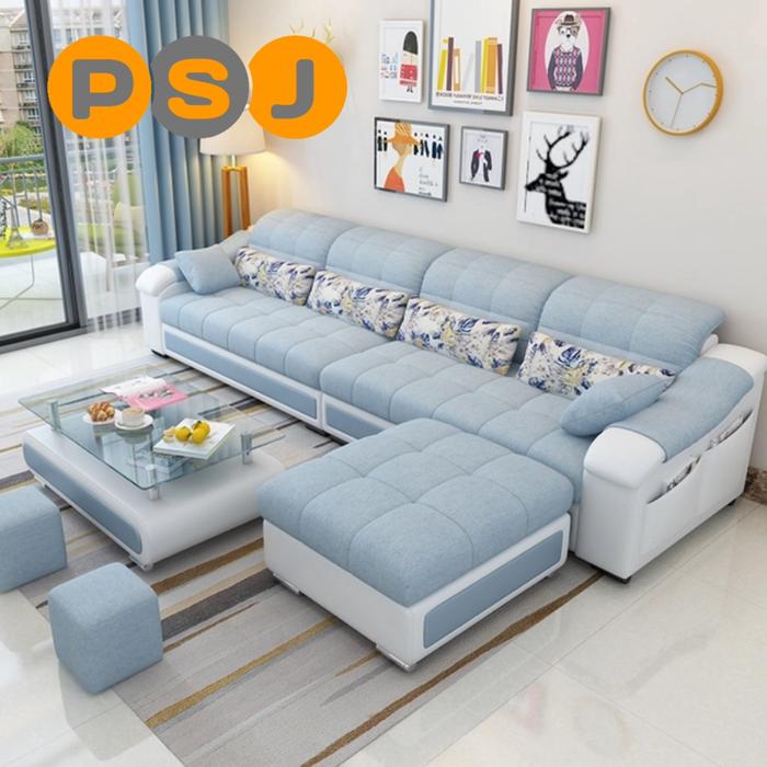 Jual sofa letter l / sofa leter l / sofa l minimalis / sofa minimalis ...