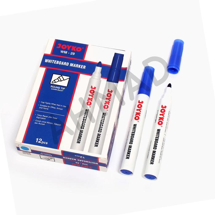 Jual Joyko Whiteboard Marker / Spidol bisa hapus WM-29 BIRU - Pcs ...
