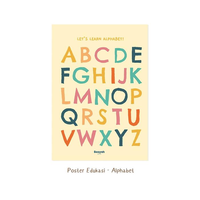 Jual Booyah Baby & Kids - Poster Edukasi Anak - Alphabet - Kota Depok ...
