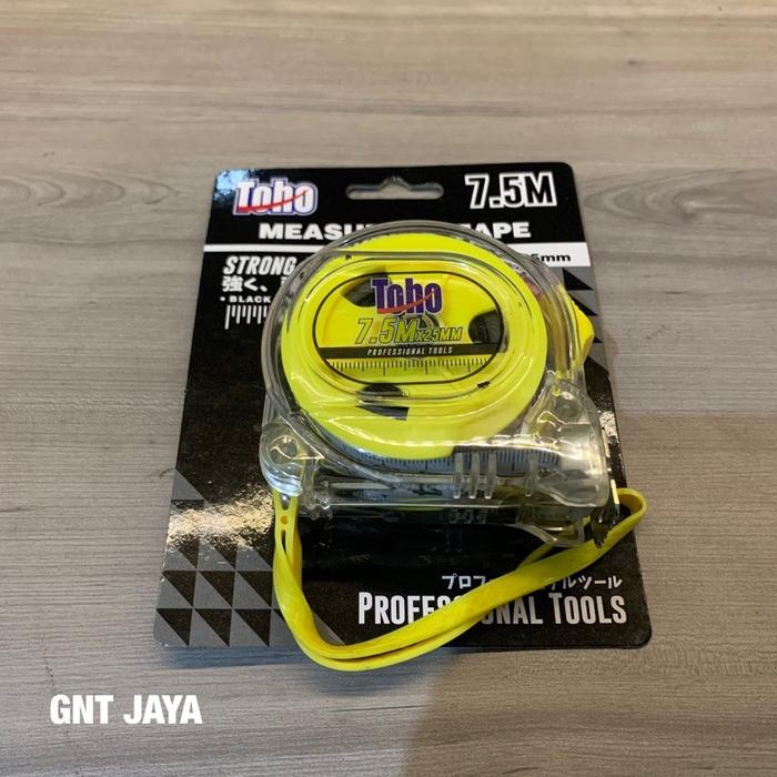 Jual METERAN TOHO Measuring Tape Transparant bening 3M, 5M 7,5Mx25mm ...