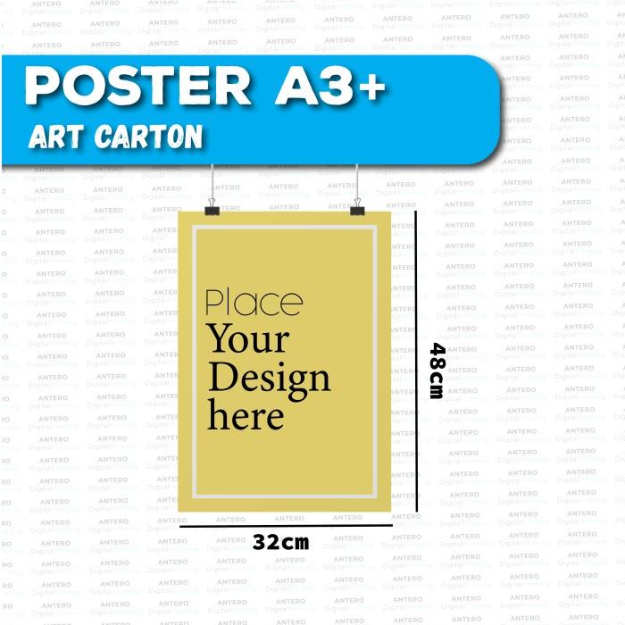 Jual Cetak Poster Art Carton A3+ - 1 Sisi - art paper 150gr - Jakarta ...