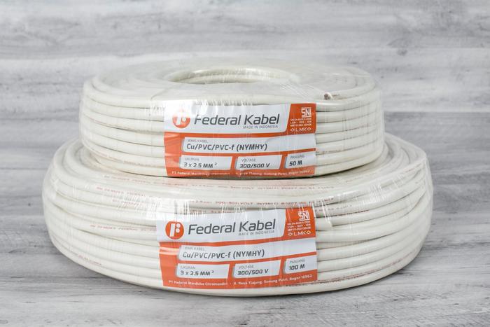 Jual Federal Kabel NYMHY 3x2.5mm 50M - Kota Surabaya - Mr Listrik ...