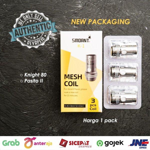 Jual Unik Smoant Knight 80 0.3 ohm Mesh Coil Authentic Murah - Jakarta ...
