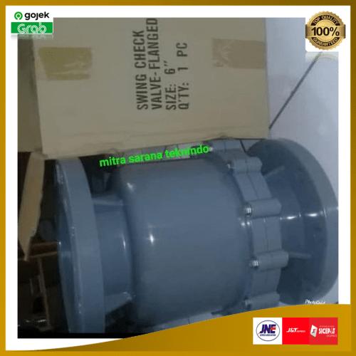 Jual Swing check valve PVC model flange ukuran 4 inch-inchi Murah ...