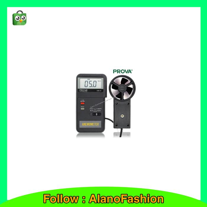 Jual PROVA Digital Anemometer Air Flow Velocity Meter Wind Speed - Kab ...