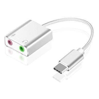 Jual External USB Type C Sound card 3.5 mm Aux & Microphone / Soundcard ...