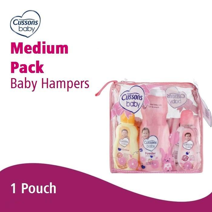 Jual Cussons Baby Travel Pack Gift Set Medium Bag 5in1 Hampers Bedak ...