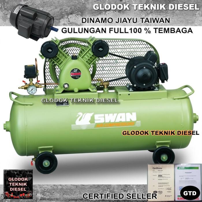 Jual SWAN AIR COMPRESSOR (S SERIES) 1/2 HP KOMPRESOR ANGIN SVP 212 OR ...