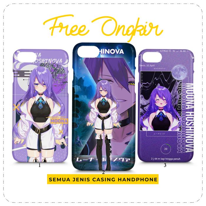Jual Case Hololive Moona Hoshinova Custom Casing HP All Type - Kab ...