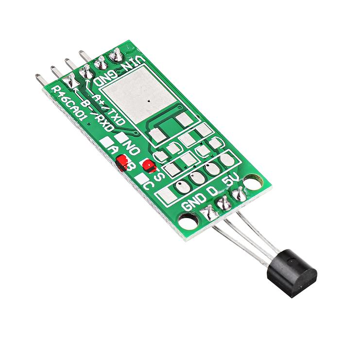 Jual HOTT 3pcs DS18B20 12V RS485 Com UART Temperature Acquisition ...