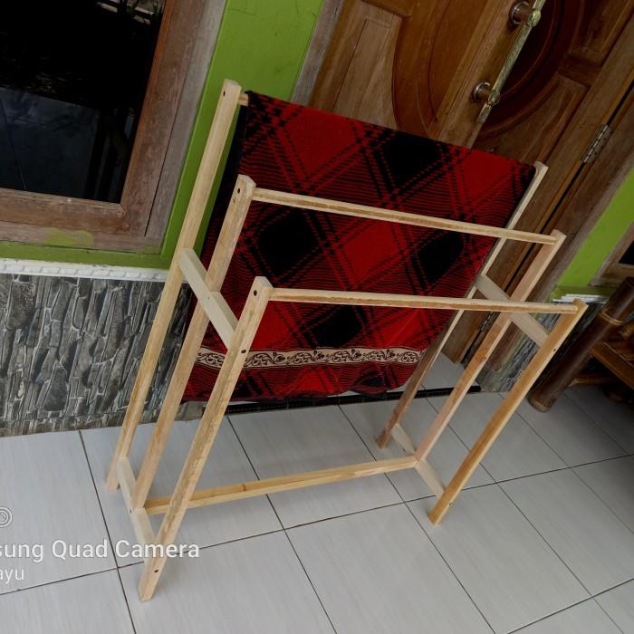 Jual jemuran handuk kayu T 100cm P80cm L 30 cm - Jakarta Barat - Tani ...