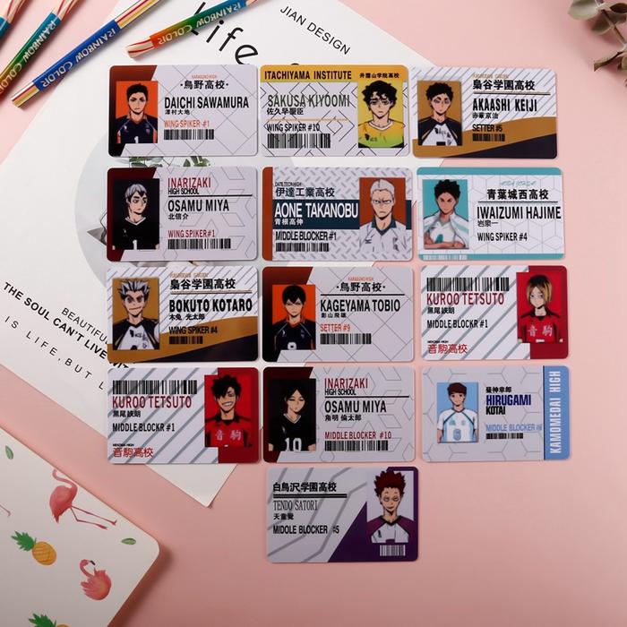 Jual Card Haikyuu!! Hinata Shoyo Kageyama Tobio Anime ID PVC s ...