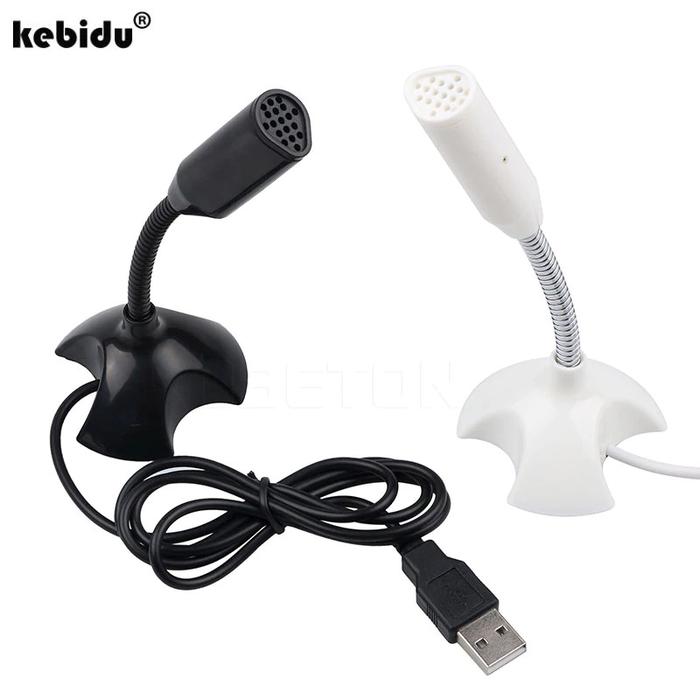 Jual Microphone Laptop Komputer USB Konektor Power Suara Stereo Jernih ...