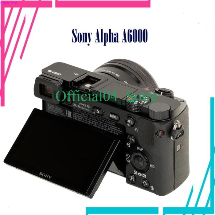 Jual Kamera Sony Mirrorless Alpha A6000 kit 16-55 F3.5-5.6 OSS Original ...