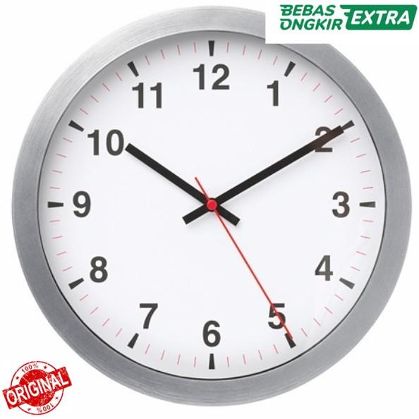 Jual Jam Dinding Bulat Desain Modern TA Ukuran 28cm Original_Putih ...