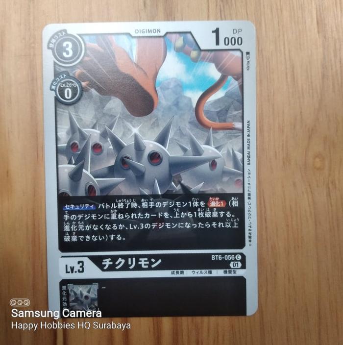 Jual Digimon Card Game Chikurimon (BT6-056)Double Diamond - Kota ...