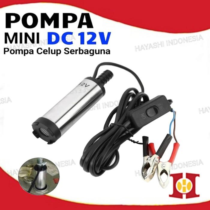 Jual Pompa Air Celup Mini DC 12V Portable Diesel Pump Mini Oli Minyak ...