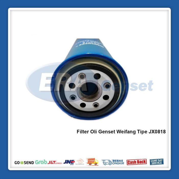 Jual Filter Oli Genset Weifang Tipe JX0818 Diameter Lubang 2,5 cm ...