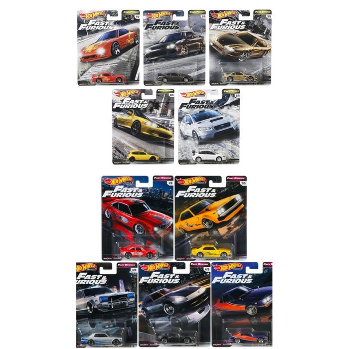Jual Hot Wheels FNF Fast Furious Premium rewind Tuners CIVIC EG Subaru ...