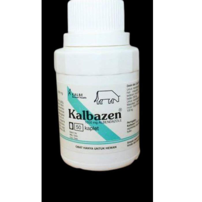 Jual KALBAZEN Kaplet ISI 50 Obat Cacing Sapi Kambing Domba - Kota ...